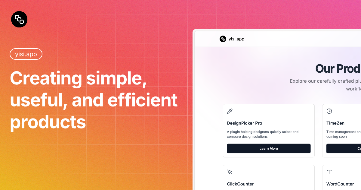 Yisi — Free Online Utilities for Developers & Creators